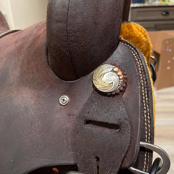 Handmade Slotted Copper Filagree Scroll With Turquoise Stone Collection ...