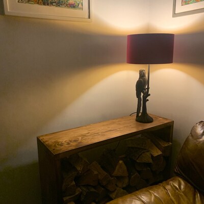 Indoor Log Store Woodburner Fire Rustic - Etsy UK