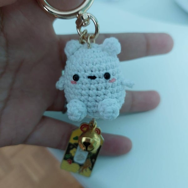 Mini Amigurumi Crochet Keychain Cute Character actual Keychains - Etsy