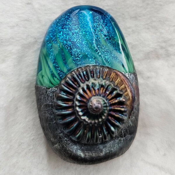 FRISKEY Handmade Lampwork Glass Beads & Jewelry, Enameled Copper Solar ...