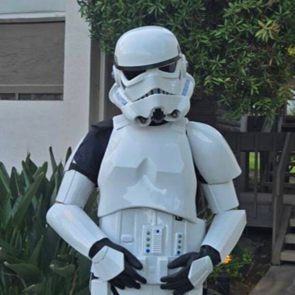 Stormtrooper Gloves & Plastic Hand Guards. - Etsy