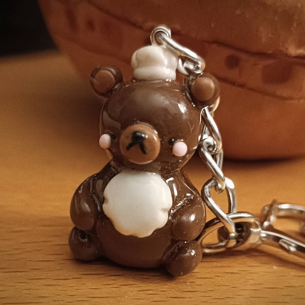 Handmade Polymer Clay Desk Pals / Cream Puff Bear / Jojo Clayy - Etsy