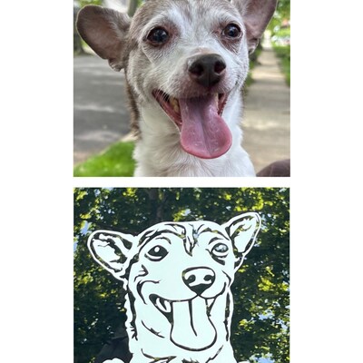 Pet Welcome Sign/ Pet Door Sign/ Dog Door Sign/pet Portrait Wreath/ Dog ...