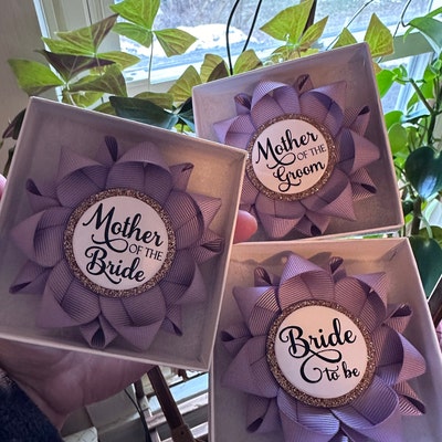 Mother of the Bride Pin, Mother of the Bride Corsage, Bridal Party ...