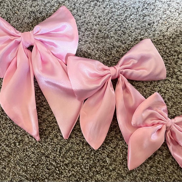 Dainty Bow Sewing Pattern - the Ultimate Hair Bow Sewing Guide ...