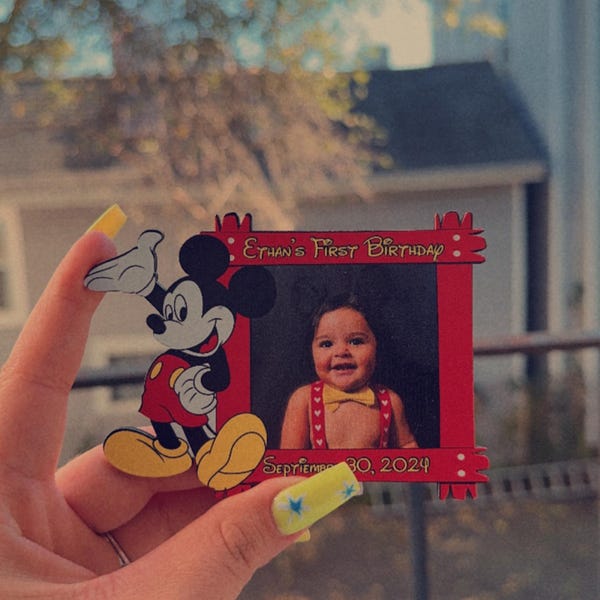 Personalized Wooden Birthday Photo Favors Wooden Birthday Photo Favors ...