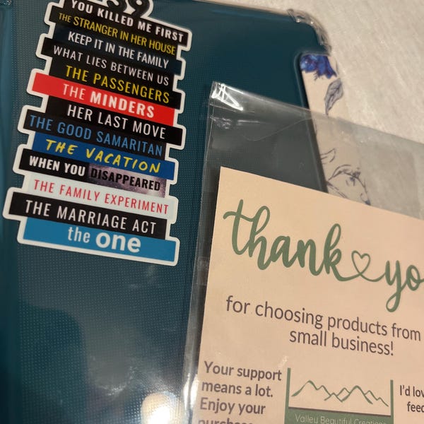 Reading Journal Sticker Pack - Reading Log Stickers Lot, Book Review ...