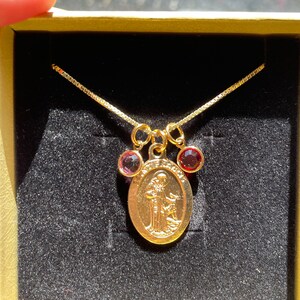 Gold Plated Sacred Heart of Jesus Medal Gold Fill Milagro | Etsy