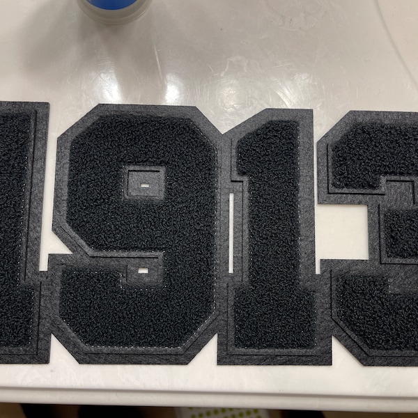 1913 Chenille Patch; Black on Black; Diva; Delta; DST - Etsy