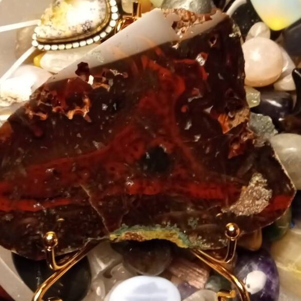 Fish View Stone, Red Banded Agate, Metaphysical Crystals, Polished ...