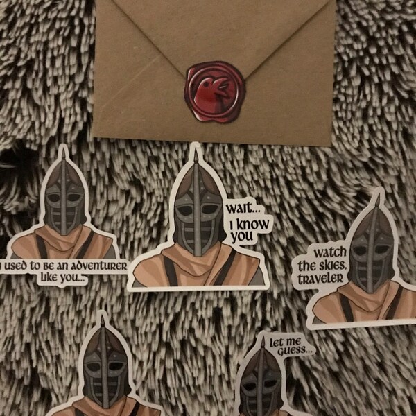 Skyrim Guard Stickers! - Cute, Gaming, Stickers, Gamer, Geeky, Nerdy ...