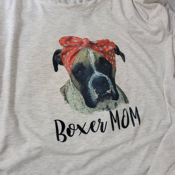 Boxer Mom PNG, Instant Download, Sublimation Graphics, Clipart, DTF ...