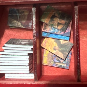 CUSTOM MINI BOOK Box: Mini Book Cube, Book Gift, Book Trinket, Keepsake ...