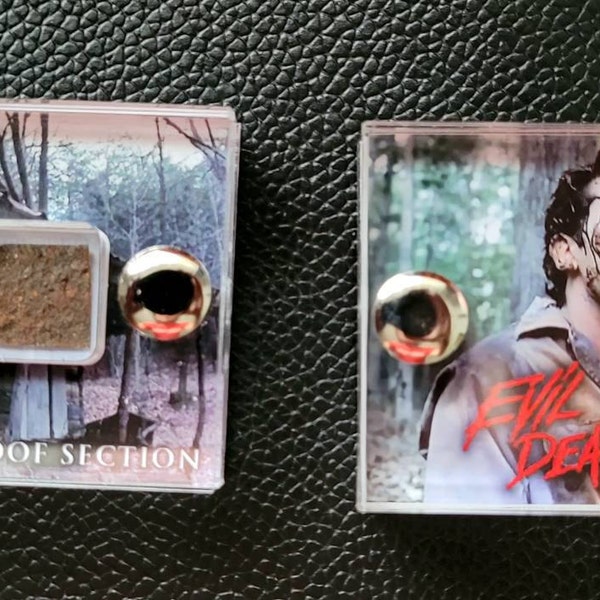 Evil Dead Screen Used Section of Knowby Cabin Tin Roof Mini Display ...