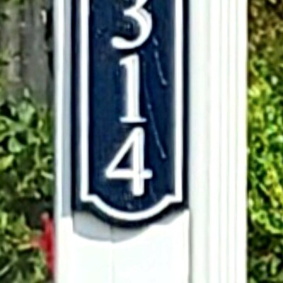 Art Deco Address Sign, Address Sign Outdoor, Custom Address Sign, Art ...