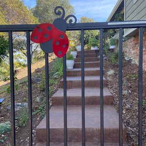 Lady Bug Garden Decor Metal Art Hanging Wall Sign - Etsy