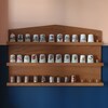 48pc Wooden Thimble Display Rack ( Mahogany Finish ) - Etsy UK