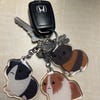 Lynx Cat Acrylic Glitter Keychain Kawaii Chibi Animal Lover Wildcat Art ...