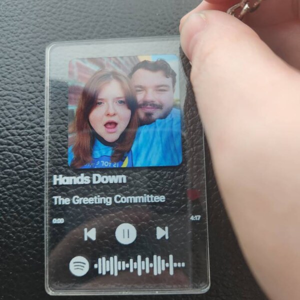 Custom Keychain for Music Lovers, Personalized Acrylic Keychain Custom ...