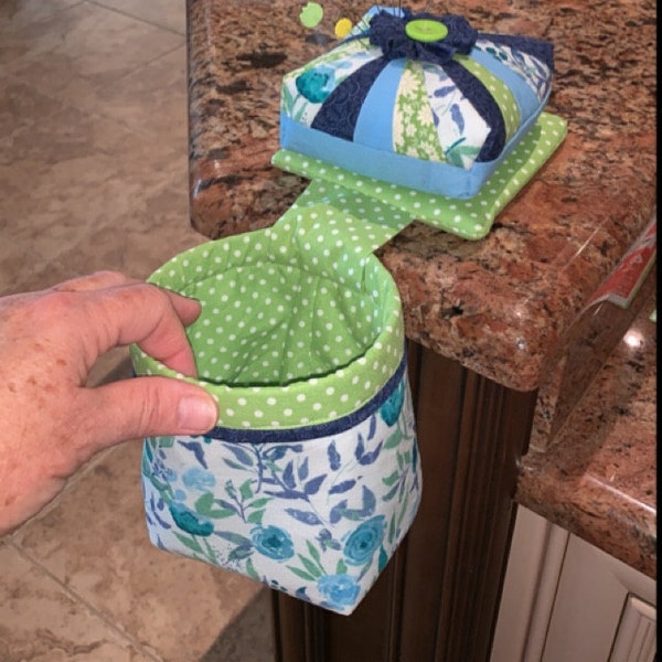 SEW SASSY Thread Catcher Sewing Pattern, Pincushion Scrap Bag, Tutorial ...