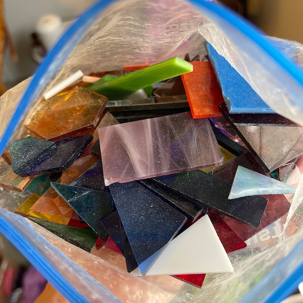 Colored Scrap Stained Glass You'll Love. - Etsy