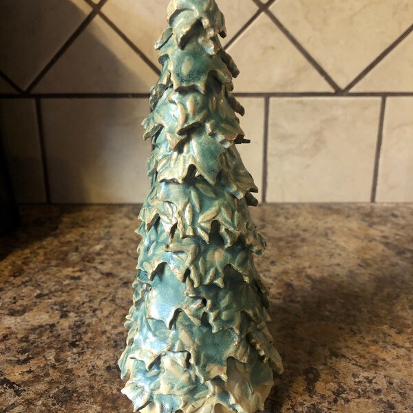 Handmade Ceramic Leaf Tree: 8" Decorative Colorado Tree - Etsy
