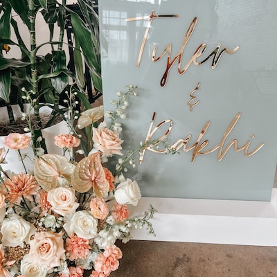 Wedding Sign Base Acrylic Sign Stand Event Sign Base Stand Welcome Sign ...