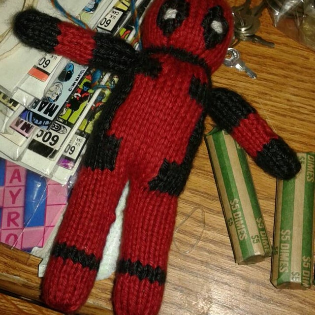 Deadpool Knitting Pattern