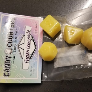Pineapple Candy Dice, Kohakutou Gummies, Dungeons and Dragons, Roll for ...