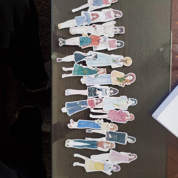 Fashion Girl Stickers | Modern Girls Street Style Dress Street Style ...