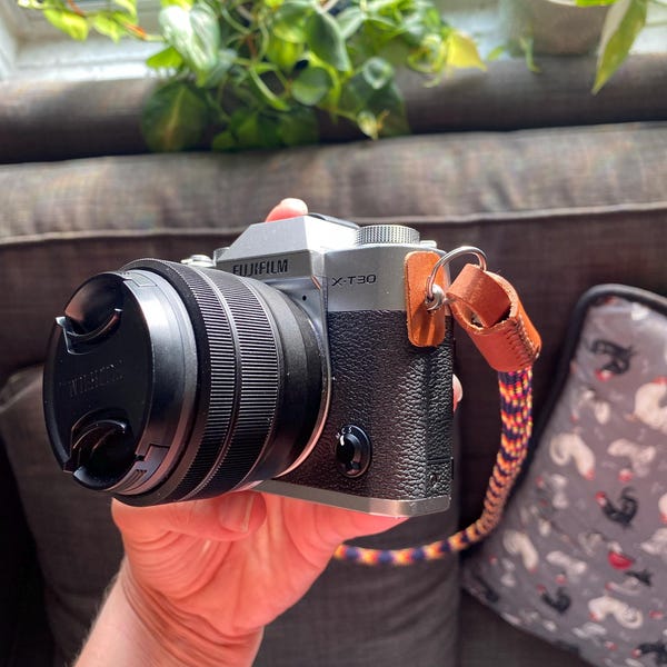 Slim Adjustable Leather Camera Strap With Brass Buckle the No. 02 - Etsy