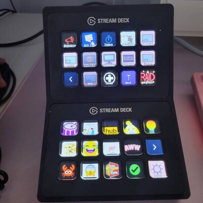 Dual 15 Key Stream Deck Vertical Stand - Etsy