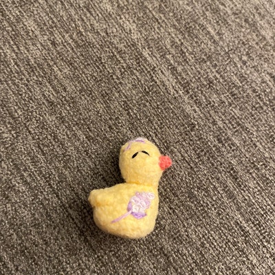 Tiny Plush Cat Collectible Miniature Pet, Little Kitten Toy, Pocket ...