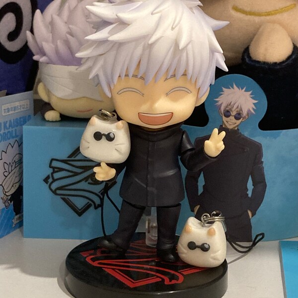 Jujutsu Kaisen Cat Charm and Keychain | Gojo, Geto, Nanami, Sukuna ...