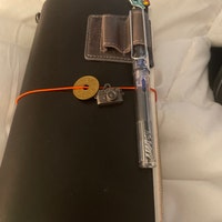 Magnetic Leather Double Pen Clip for Travelers Covers, Books ...