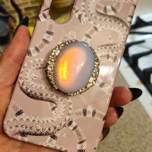 Custom Luxe Crystal & Pink Crystal Encrusted Phone Case, High End ...