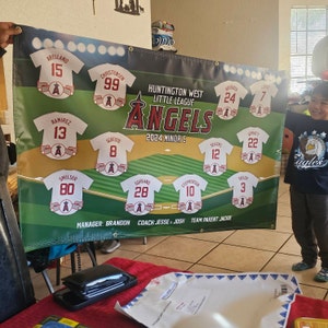 Baseball Banner, T-ball Banner, Tball Banners, Team Banners, Softball ...