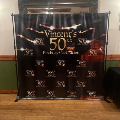 50th Birthday Photo Welcome Sign Welcome to the Party Sign - Etsy