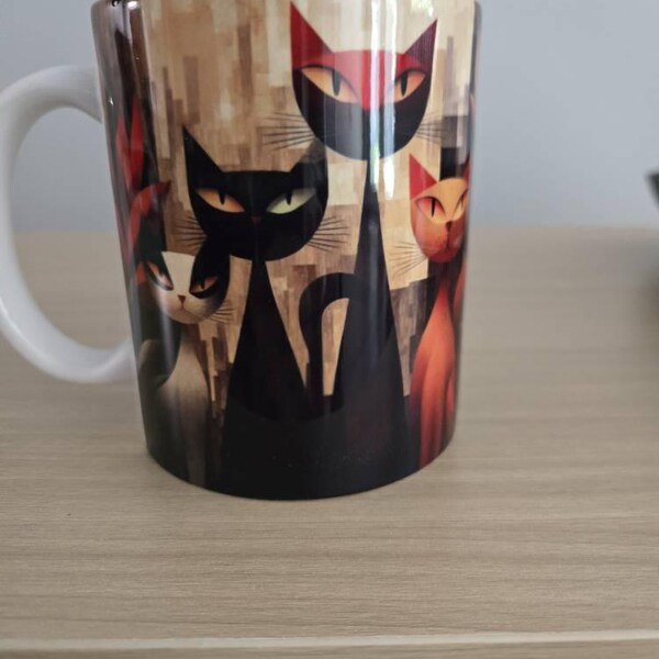 Mug Sublimation Transfer, Skulls and Flowers Printed Wrap for Mugs ...