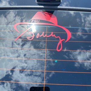 FSU Old Logo Vinyl Sticker - Etsy