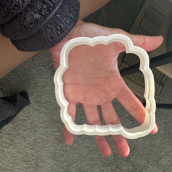 Happy Birthday Cookie Cutter Outline | Script Text Cookie Cutter ...