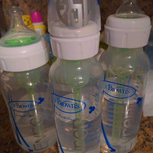 Baby Bottle Name Decals, Daycare Labels, Personalized Vinyl, Monogram ...