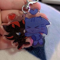 Sonic the Hedgehog: Sonadow Sonic and Shadow Chao Big Hugs Charm - Etsy ...