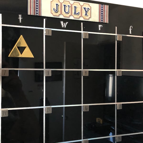 Calendar Magnets | Magnet Numbers, Stainless Steel | Monthly Magnetic ...