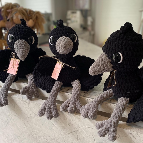 Enid the Crow Crochet Pattern PDF ONLY - Etsy