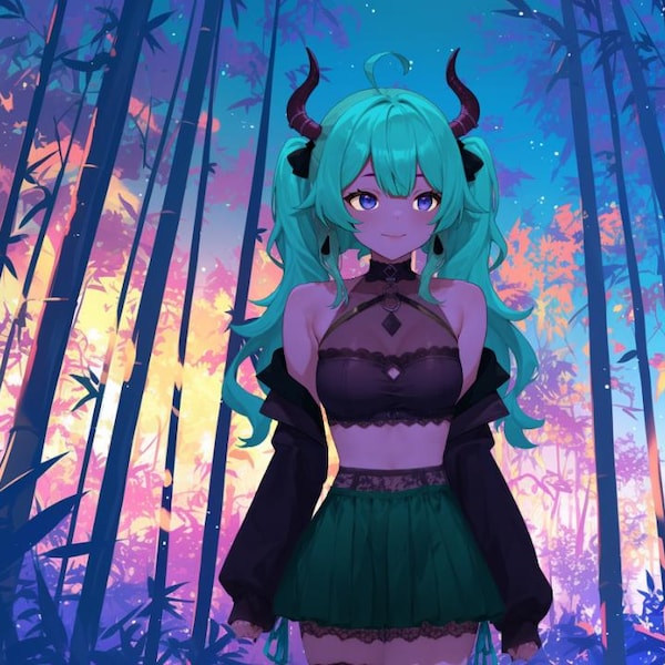 Pngtuber, Gamer Girl 2d Vtuber / Premade & Presetup Model With 5 ...