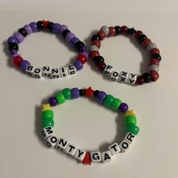 Bluey Kandi Pony Bracelets Bluey & Bingo Scene Raver Decora Kidcore ...