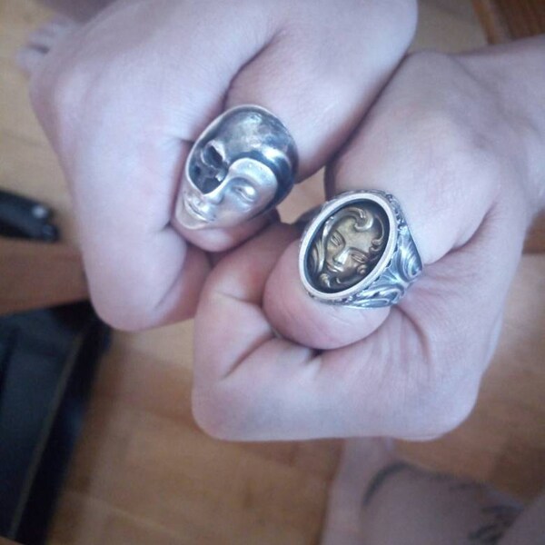 Yin Yang Ring - Etsy