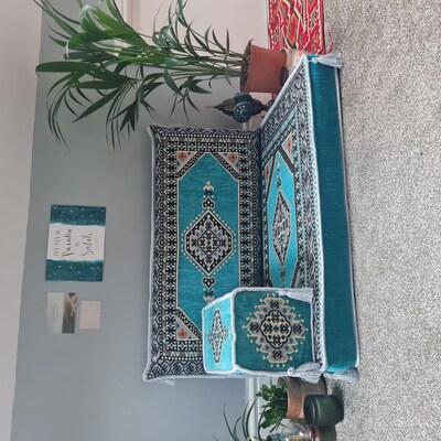 8 Inch Thick Corner Sofa Seating, Bohemian Sectionals, Arabic Majlis ...