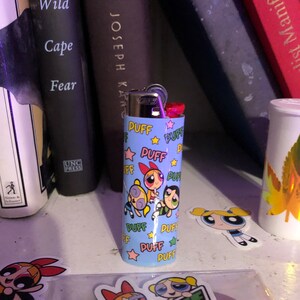 Bic Lighter Cute Lighter Puff Girls Stoner Lighter - Etsy
